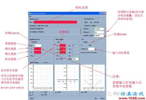 工艺分析软件autoform材料库的材料创建方法 autoform培训、autoform分析培训班、autoform汽车模具仿真