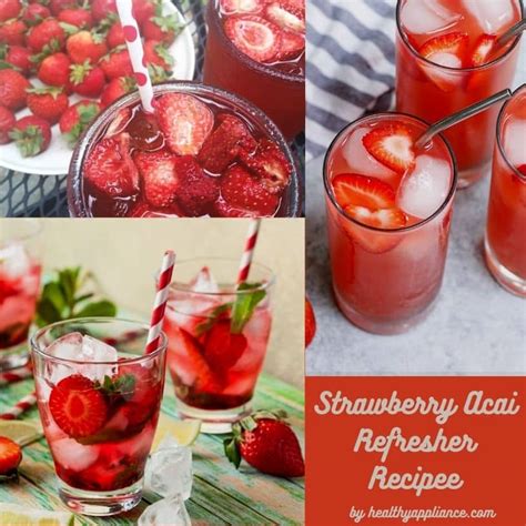 How To Make Strawberry Acai Refresher Recipe At Home Diy