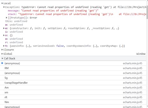 Bug Getting TypeError Cannot Read Properties Of Undefined Issue Apache Echarts