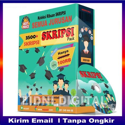 Jual Dvd Referensi Kumpulan Skripsi Dan Tugas Akhir Semua Jurusan Zidni