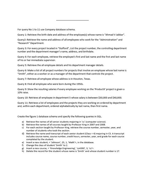exercise sql pdf career and growth teaching methods and materials