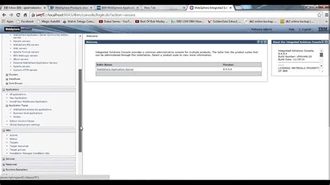 Websphere Application Server V85 Installation Part3 Youtube
