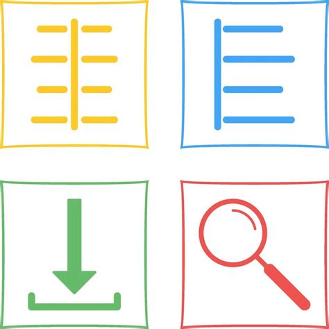 Center Align And Left Align Icon 44685639 Vector Art At Vecteezy