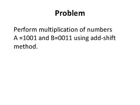 Module Ii Data Representation And Arithmetic Algorithms Integer