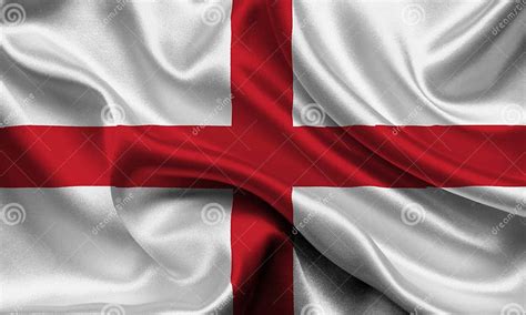 High Detailed Flag Of England National England Flag Europe Stock
