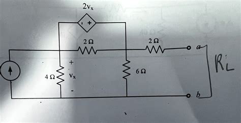 Solved Find The Thevenin Equivalent Of The Following Circuit As Seen By The Two Terminals A