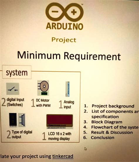 Arduino Project Minimum Requirement System 2 Digital Input Switches 2 Type Of Digital Output 1