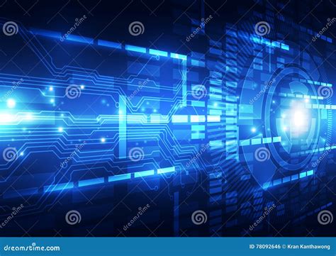 Vector Digital Technology Concept Abstract Background Stock Vector Illustration Of Connection