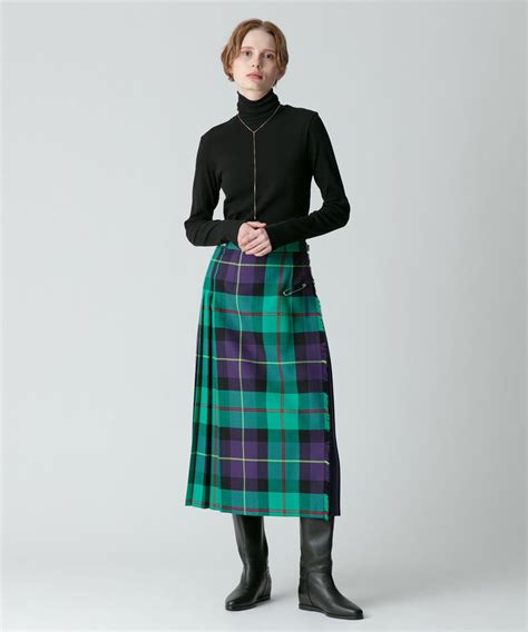 【oneil Of Dublin オニールオブダブリン 】combination Long Kilt Allureville