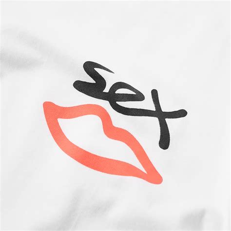 Sex Skateboards Small Logo Tee White End Uk