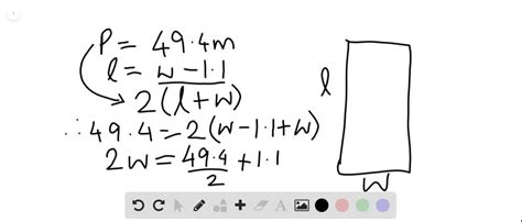 solved in the following exercises solve the length of the rectangle