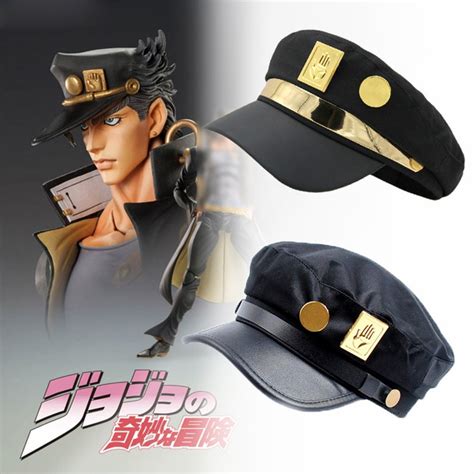Unisex Cotton Cap Anime Jojos Bizarre Adventure Hat Jotaro Kujou Army