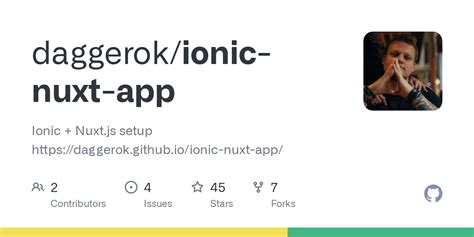 github daggerok ionic nuxt app ionic nuxt js setup