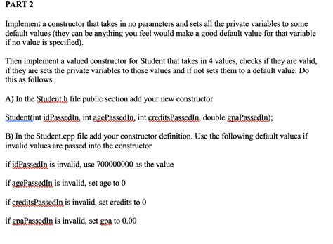 Solved C Studentcpp Below Include Studenth Bool
