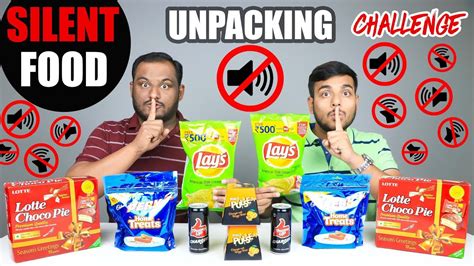 Silent Food Unpacking Challenge Food Eating Challenge Food Eating