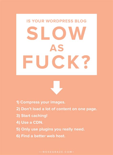 The 6 Things You Can Do To Speed Up Your Blog Nose Graze