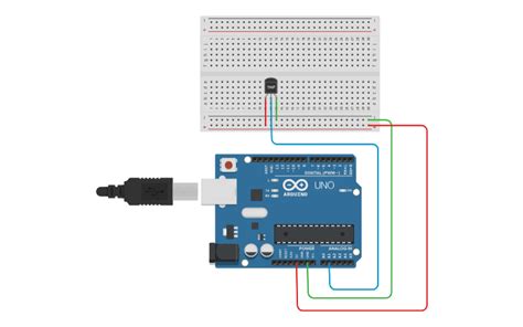 Circuit Design Temp Monitoring System Using Temp Sensor And Arduino Uno Tinkercad
