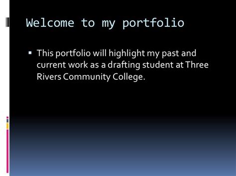 Drafting Portfolio