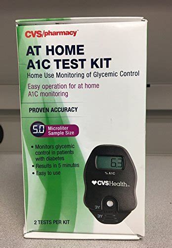 CVS A C At Home Test Kit Home Use Monitoring Of Glycemic Control Easy Operation For At Home