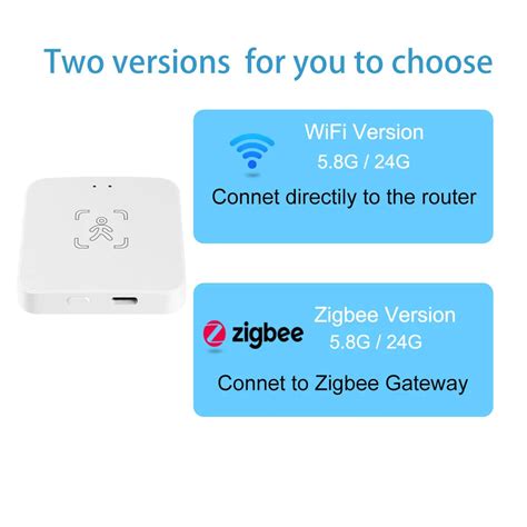 Wifi Zigbee Smart Human Presence Sensorluminancedistance Detection