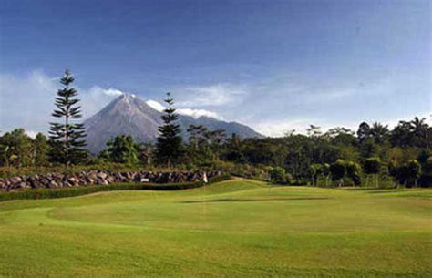 Merapi Golf Cangkringan Sleman Golf Dengan Pemandangan Indah Ke Gunung Merapi