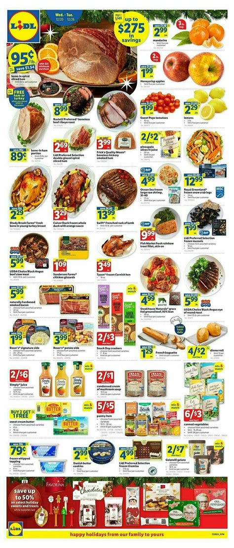 LIDL US Weekly Ad Specials From December 20