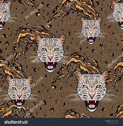 Leopard Print Seamless Vector