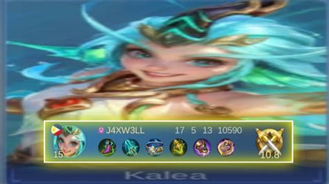 New Hero Kalea Best Build Gameplay 17 Kills Montage Highlights Mlbb