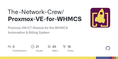 Releases The Network Crew Proxmox VE For WHMCS GitHub