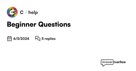Beginner Questions C