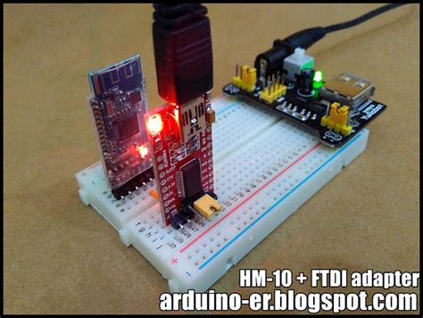 Arduino Er Test HM 10 Bluetooth 4 0 BLE Module With FTDI Adapter
