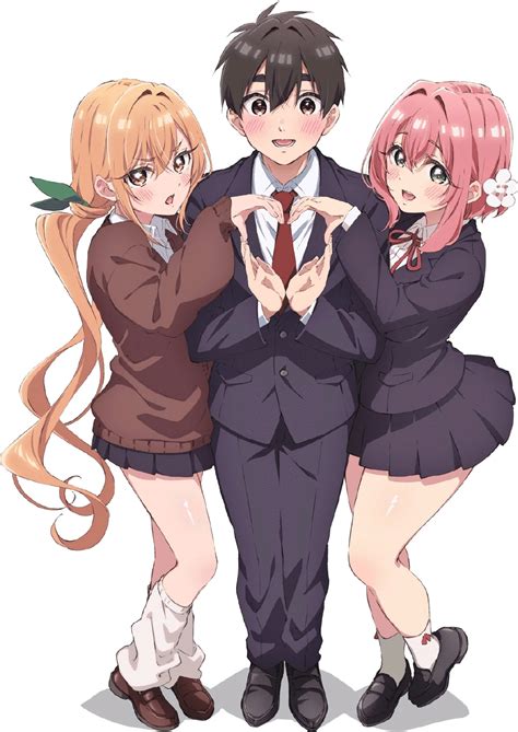 二次元女主人设素材库漫画《超超超超喜欢你的100个女孩子》动画化，2023年内播出 哔哩哔哩