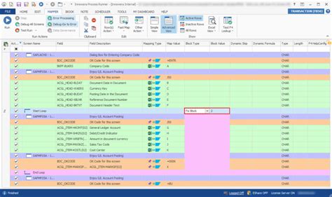 Configure Mapping Types Process Runner