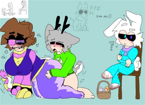 Rule 34 Ahe Gao Ahegao Face Alternate Universe Blue Clothing Blue Eye Brown Hair Bunny Ears