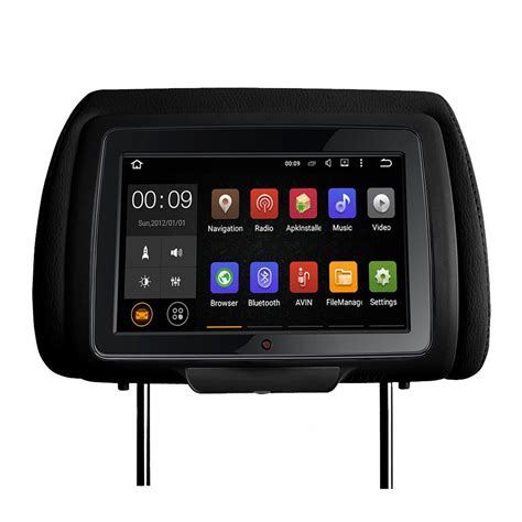 10 1inch Lte Wifi Car Headrest Monitor Touch Screen Android Player Headup Display Car Rear Seat