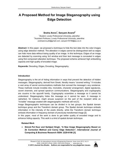 a proposed method for image steganography using edge