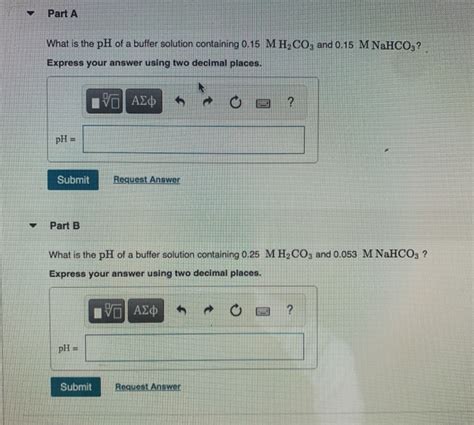 Solved Part A What Is The PH Of A Buffer Solution Containing Chegg