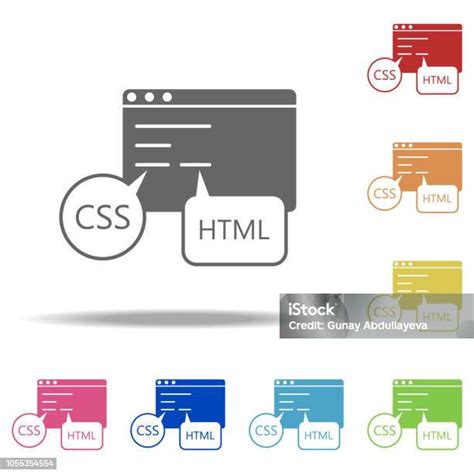 웹 언어 아이콘입니다 멀티에서 웹의 요소 색상 스타일 아이콘 정보 그래픽 모바일 응용 프로그램 웹 디자인 웹 사이트에 대 한 간단한 아이콘 0명에 대한 스톡 벡터 아트 및