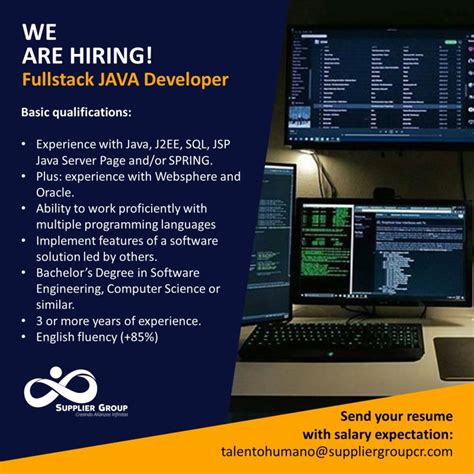 Supplier Group Cr On Linkedin Fullstackdeveloper Java J2ee Sql Jsp Javaserverpage Spring