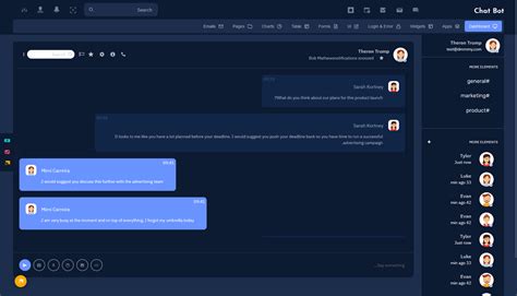 Discover New Chatbot Dashboard With Software Ui Framework