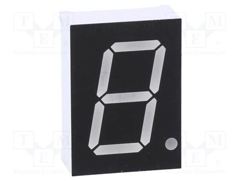 Opd S8023ly Bw Opto Plus Led Display Led 7 Segment 20 4mm 0 8 No Char 1 Yellow 60mcd