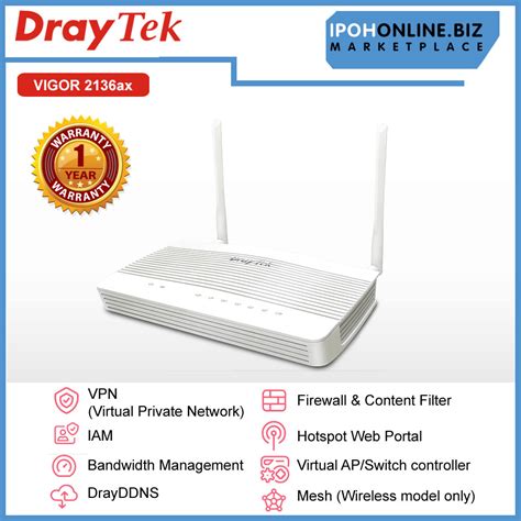 DRAYTEK VIGOR Ax G WiFi VPN Security Router