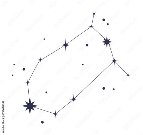 Gemini Constellation Astrological Stock Vector Adobe Stock