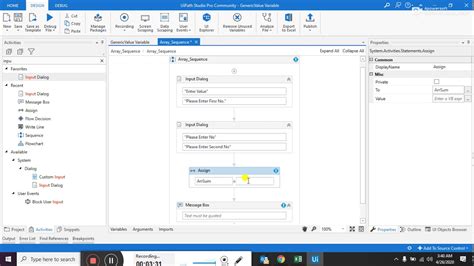 15 How To Use Array In Uipath In Hindi Sum Of Array Values In Uipath