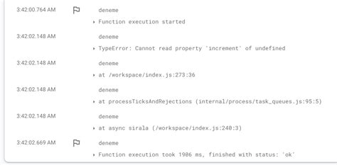 Nodejs Firebase Cloud Function Servervalue Increment Not Working