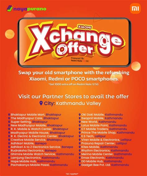 Xiaomi Exchange Offer Bring Old Phone Get New Xiaomi Mobile