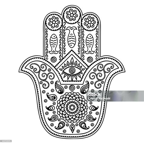 벡터 Hamsa 손 드로잉 기호까지 눈 신체 부분에 대한 스톡 벡터 아트 및 기타 이미지 눈 신체 부분 벡터 사람 눈 Istock