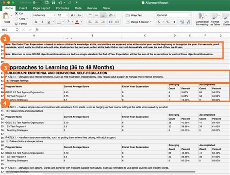 Alignment Report Teachers