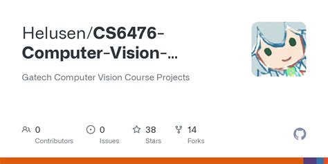 Github Helusencs6476 Computer Vision Projects Gatech Computer