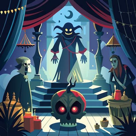 Premium Vector The Ghost King